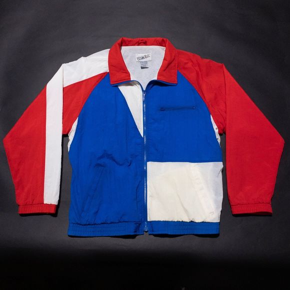 Profile | Jackets & Coats | Vintage Colorblock Windbreaker Jacket Adult ...